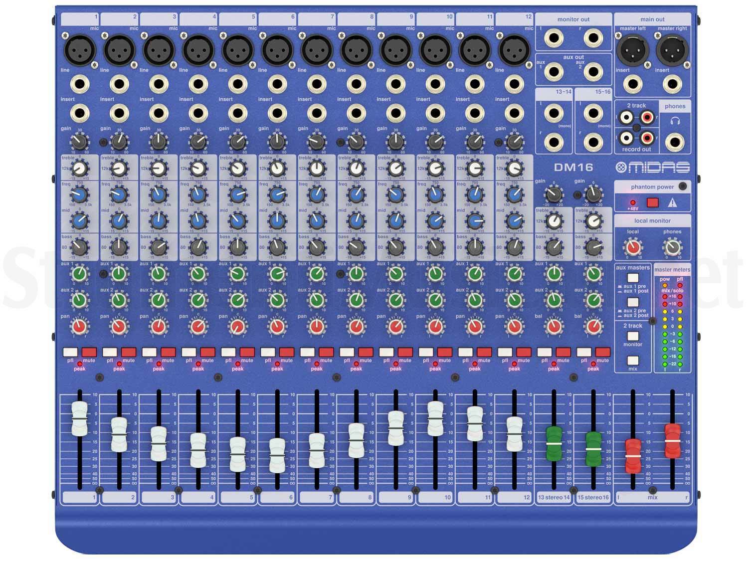 MIDAS DM16 | Strumenti Musicali .net