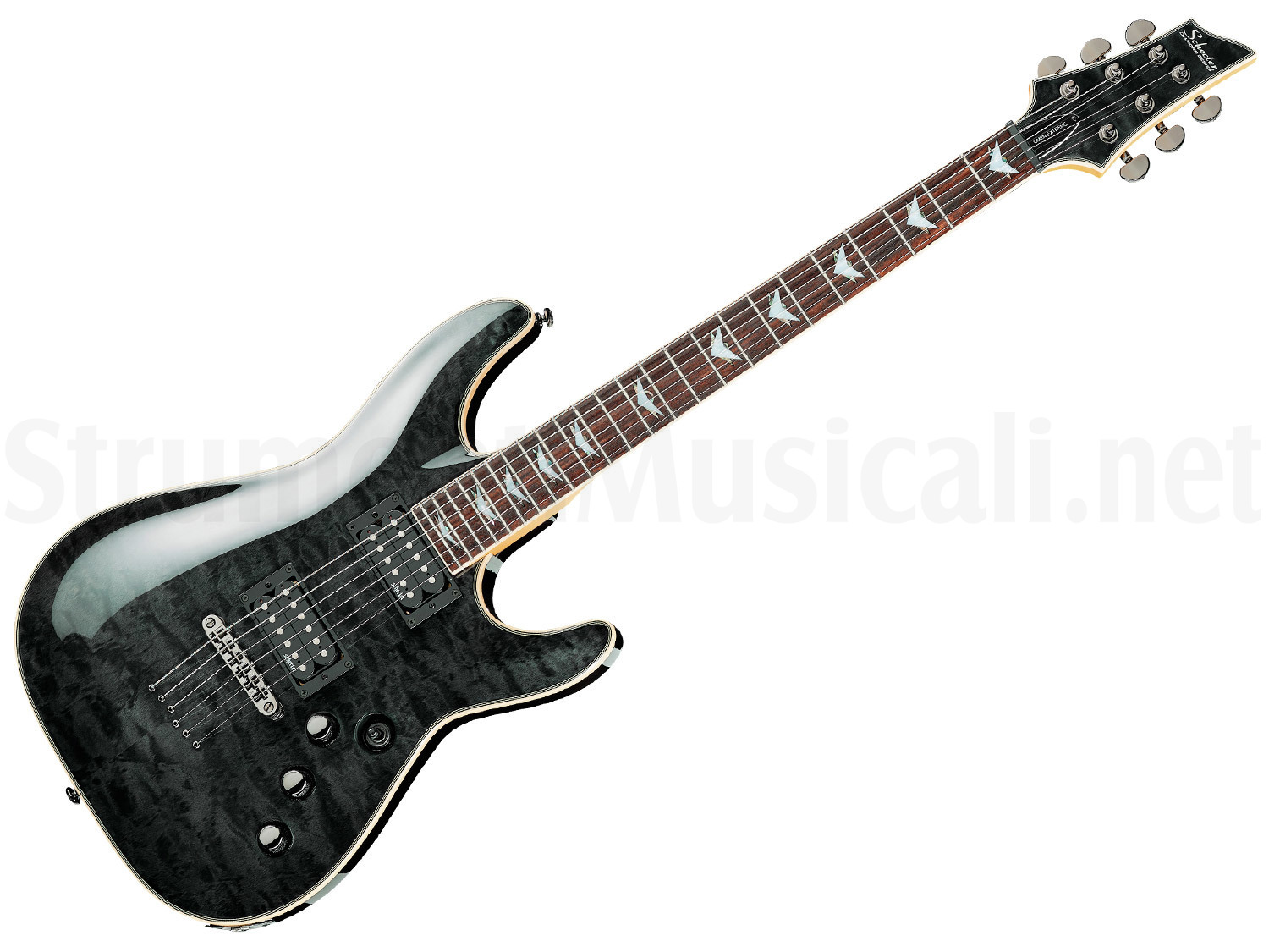 SCHECTER Omen Extreme 6 See-Thru Black | Strumenti Musicali .net