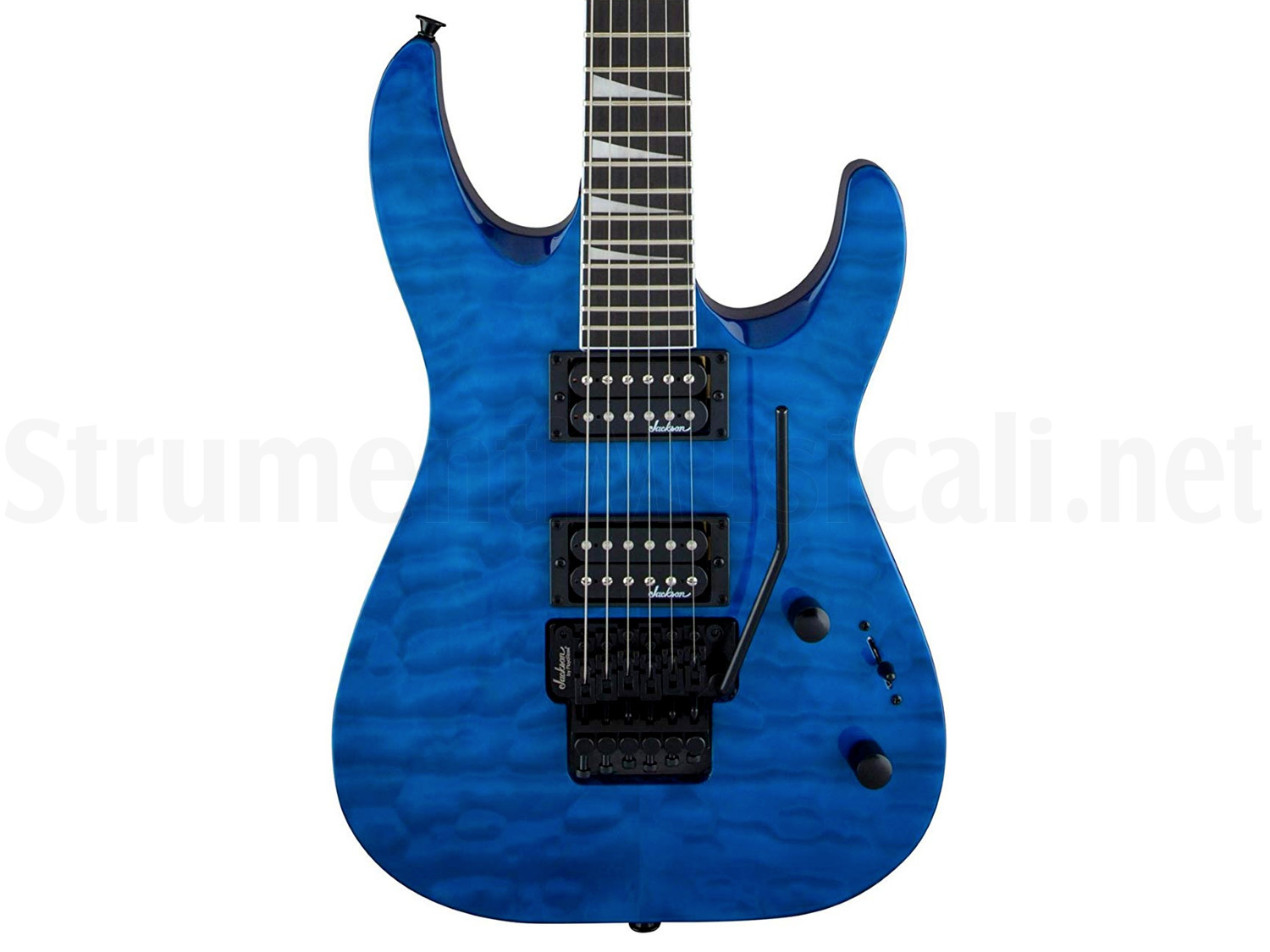 JACKSON JS32Q Dinky DKA AH Transparent Blue | Strumenti Musicali .net