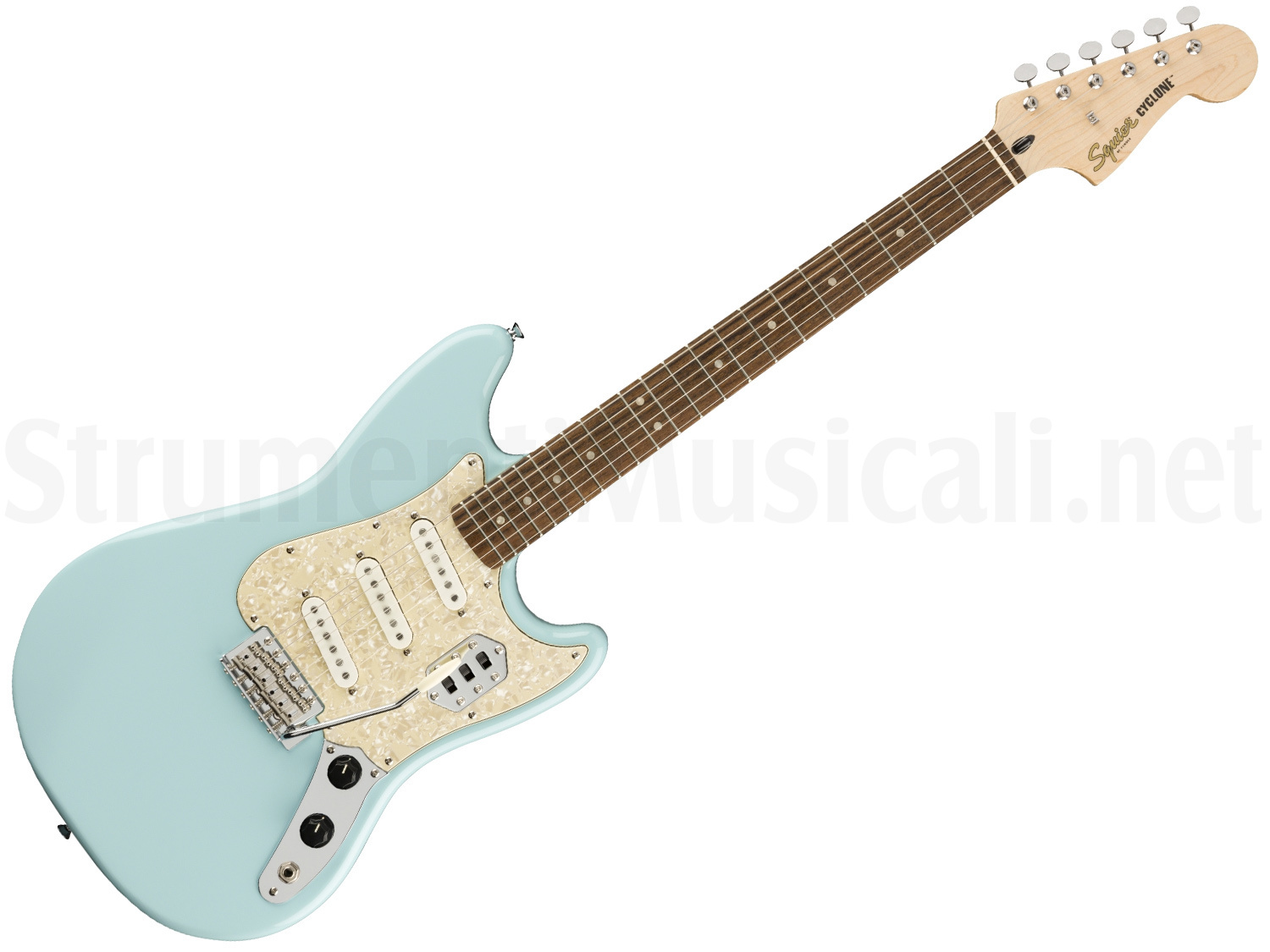 FENDER Squier Paranormal Cyclone LRL Daphne Blue | Strumenti Musicali .net