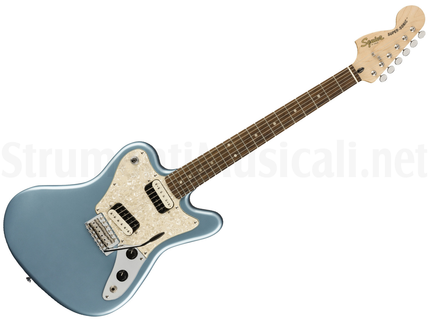 FENDER Squier Paranormal Super-Sonic LRL Ice Blue Metallic | Strumenti ...