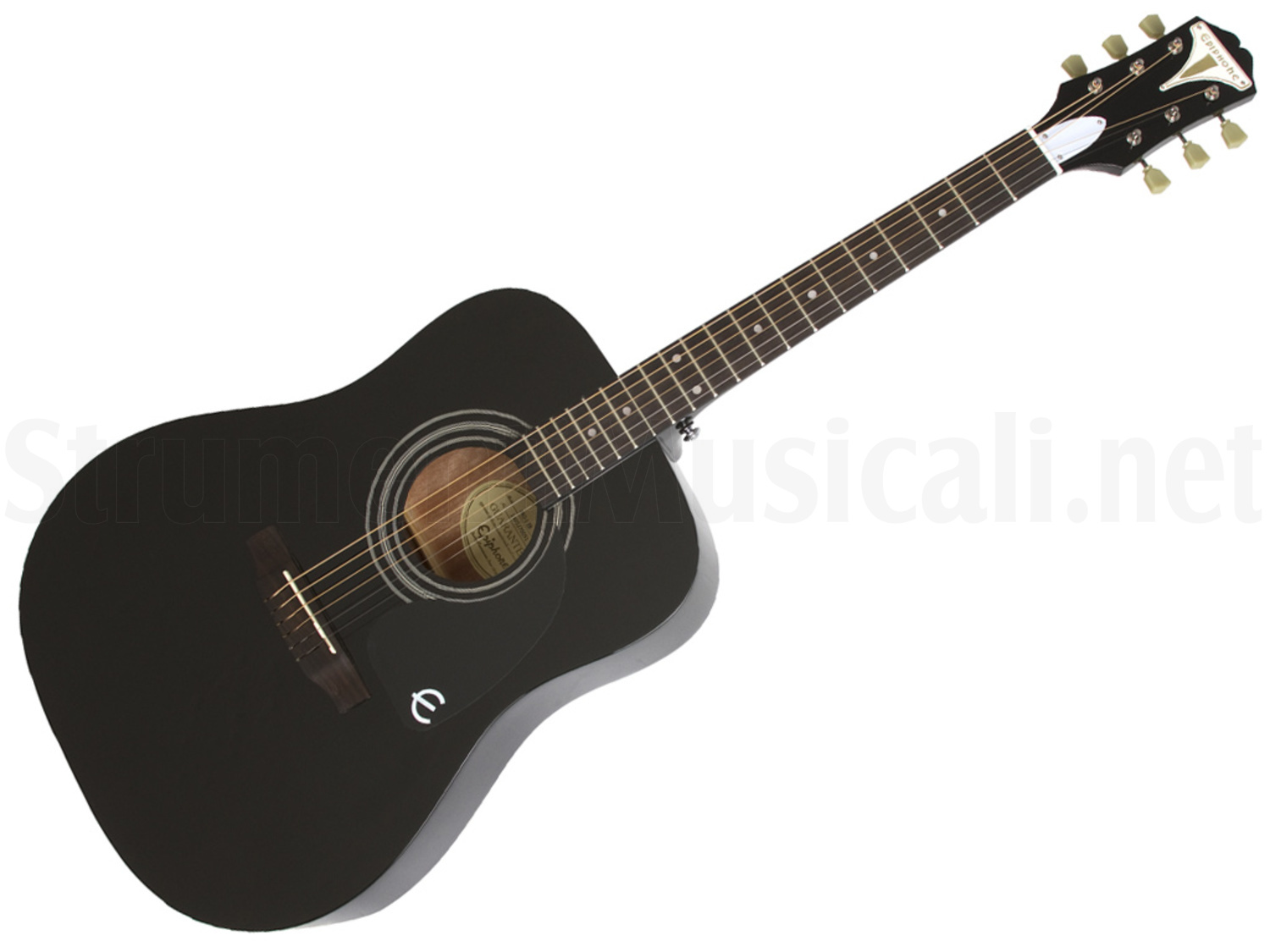 EPIPHONE PRO-1 (Steel String Square Shoulder) Ebony | Strumenti ...
