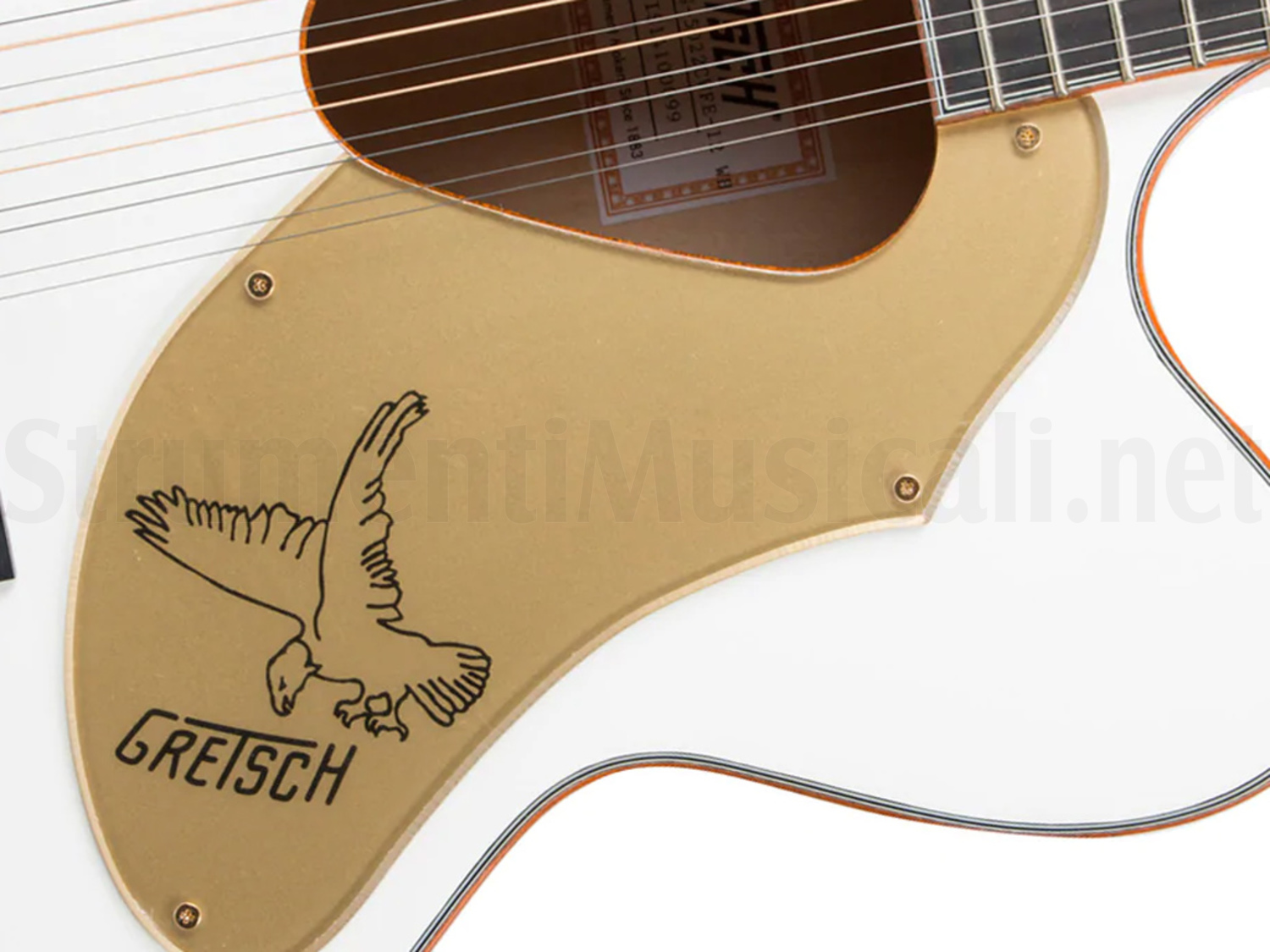 GRETSCH G5022CWFE-12 Rancher Falcon Jumbo 12-String White | Strumenti ...