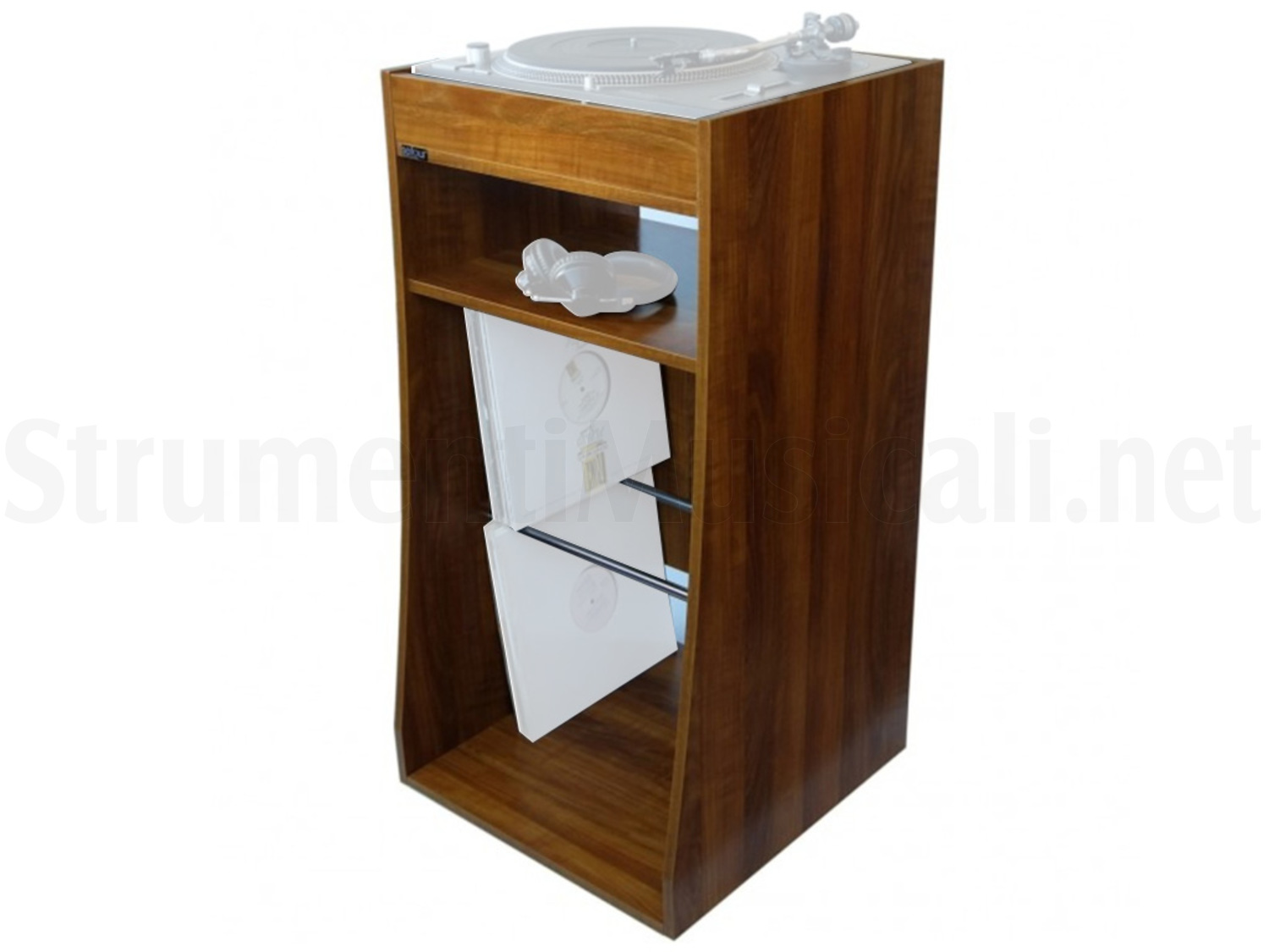 SEFOUR Vinyl Storage Stand Rosewood | Strumenti Musicali .net