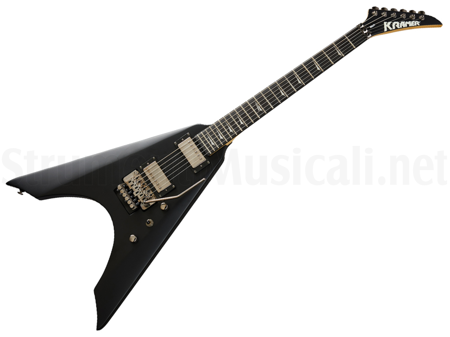 KRAMER Nite-V (Nickel Floyd Rose) Satin Black | Strumenti Musicali .net