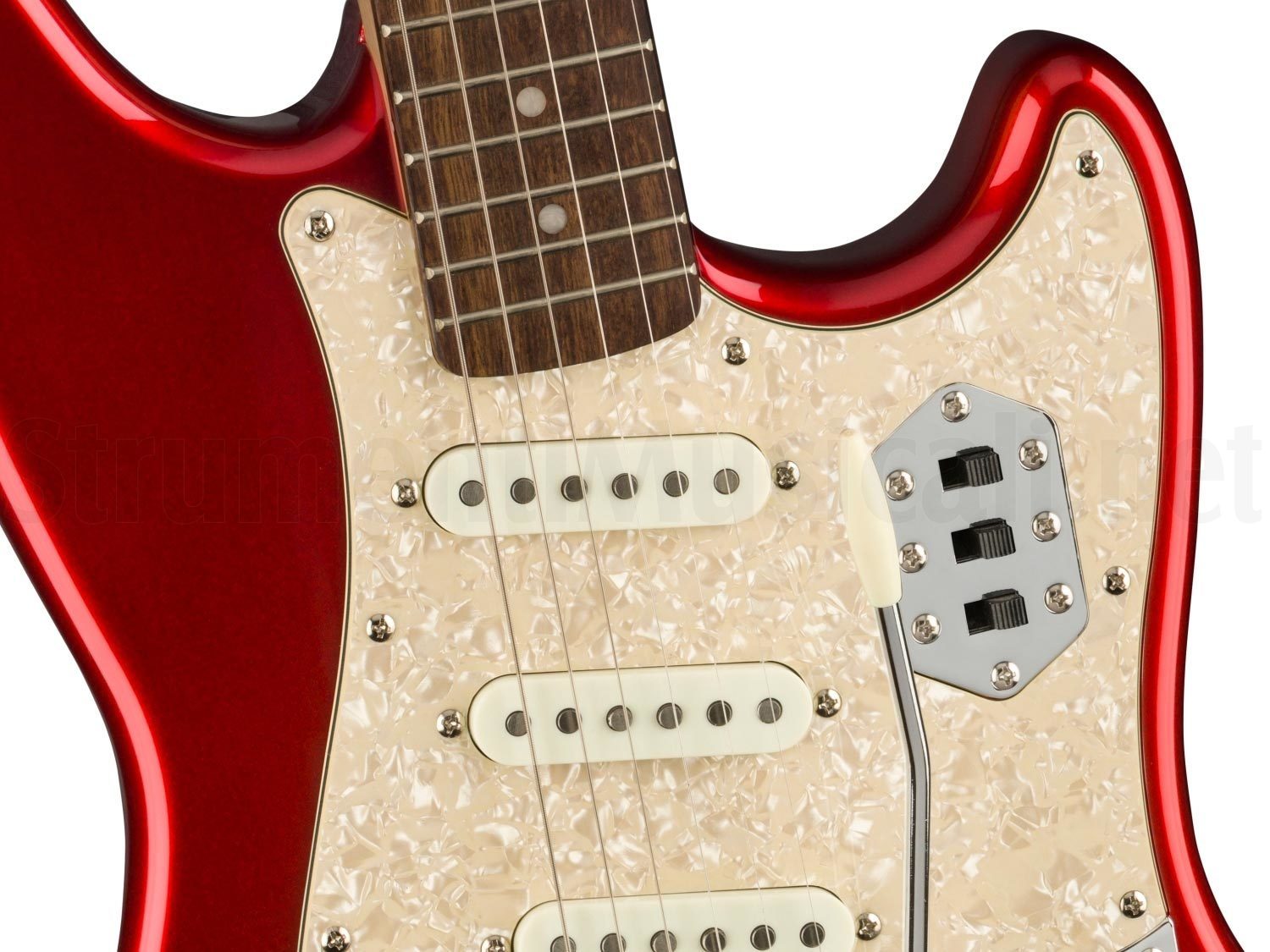 FENDER Squier Paranormal Cyclone LRL Candy Apple Red | Strumenti ...