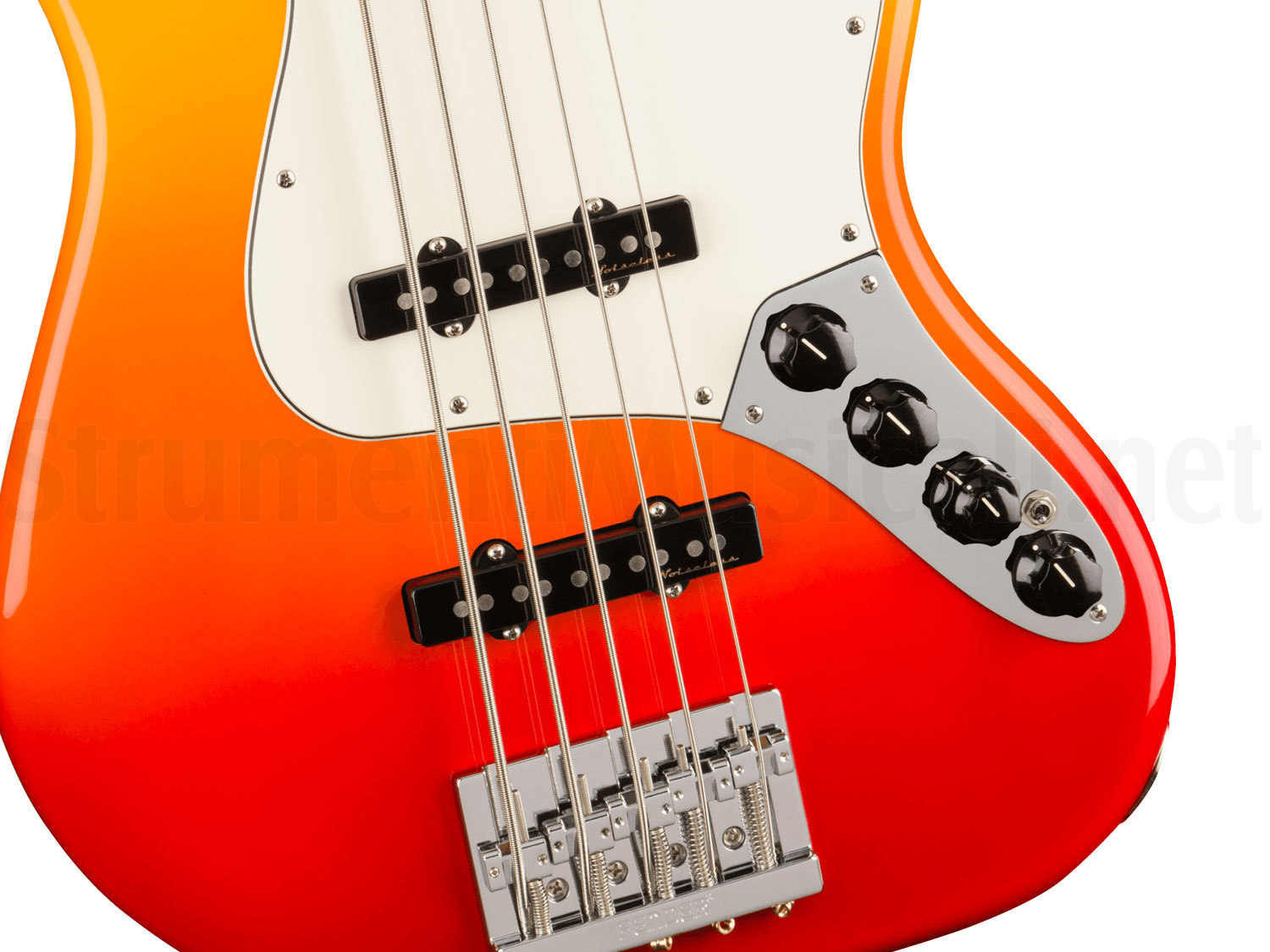 FENDER Player Plus Jazz Bass V PF Tequila Sunrise | Strumenti Musicali .net