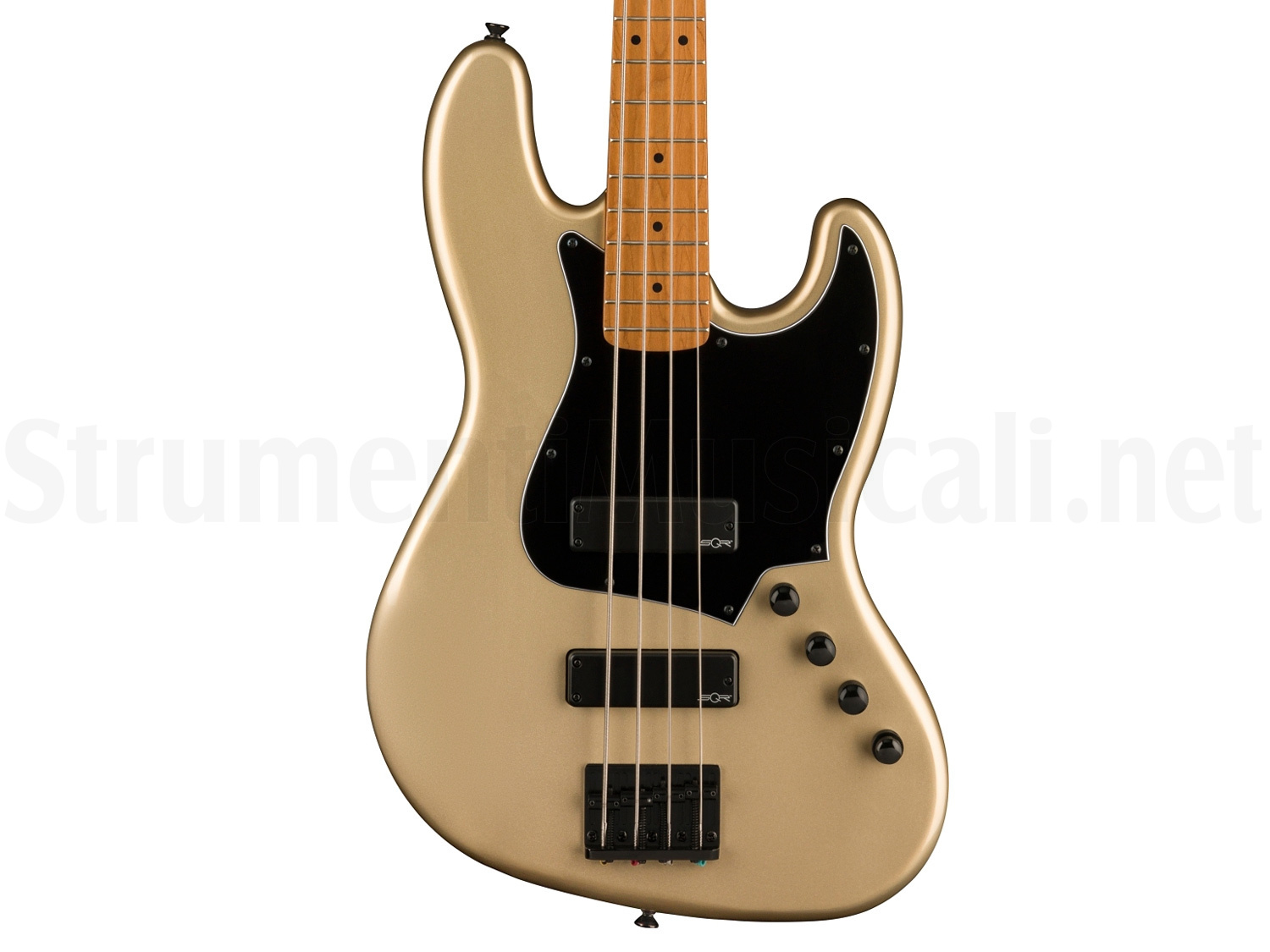 FENDER Squier Contemporary Active Jazz Bass HH Shoreline Gold ...