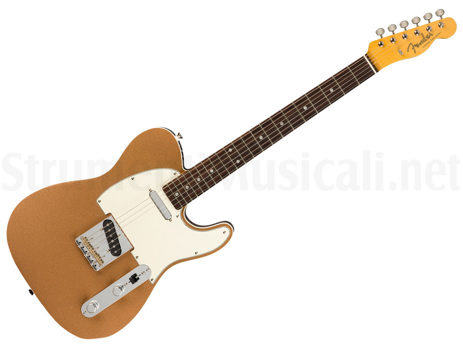 FENDER JV Modified '60s Custom Telecaster Firemist Gold | Strumenti ...