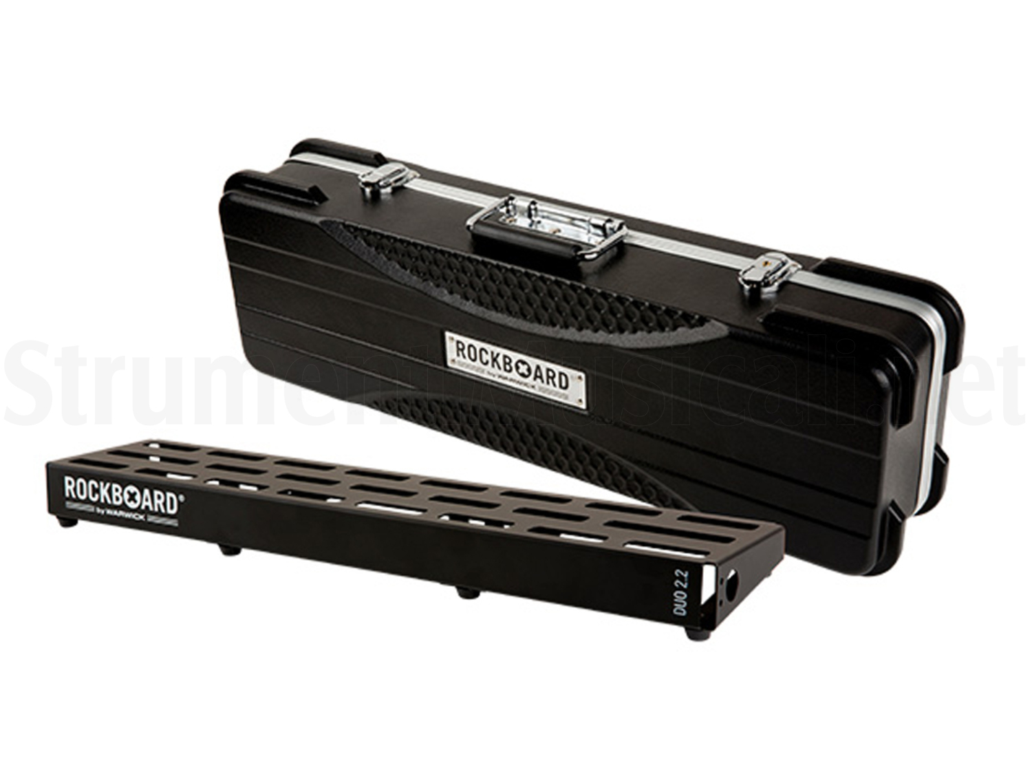 ROCKBOARD RBO B 2.2 DUO A Pedalboard with ABS Case (61,4x14,2cm ...