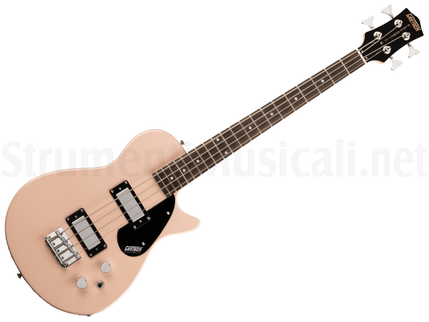 GRETSCH G2220 Electromatic Junior Jet Bass II Short-Scale Shell Pink | Strumenti Musicali .net