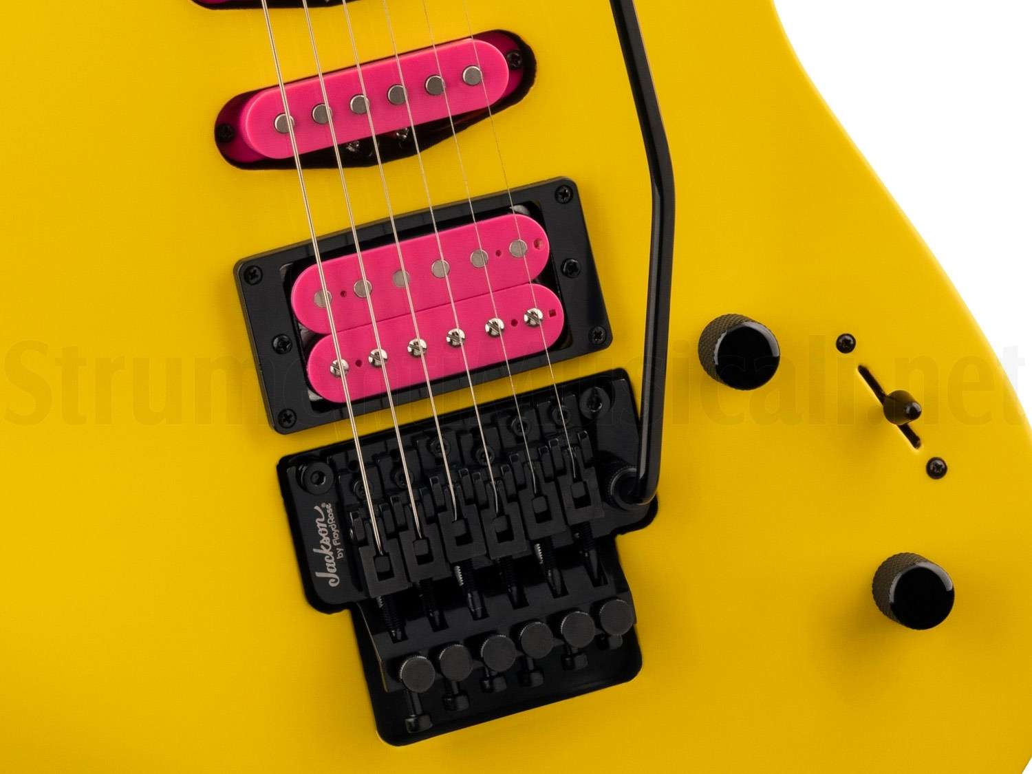 JACKSON Dinky DK3XR HSS Caution Yellow | Strumenti Musicali .net