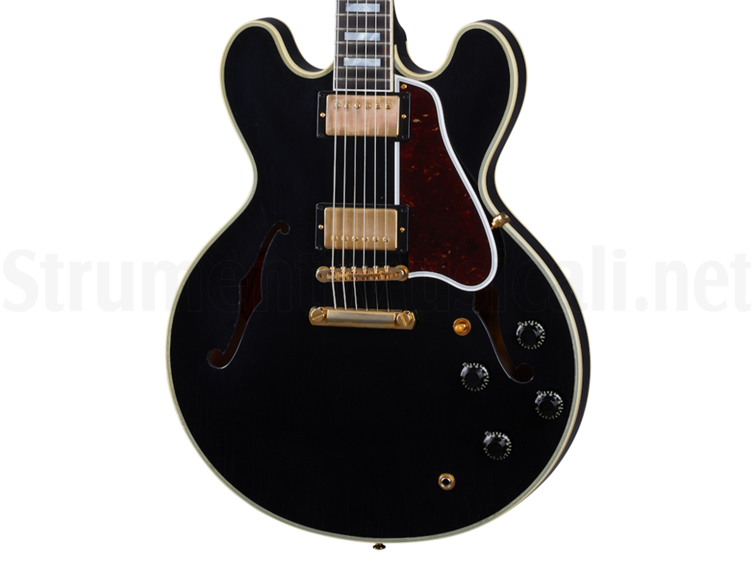 GIBSON 1959 ES-355 Reissue Stop Bar Ultra Light Aged Ebony | Strumenti ...