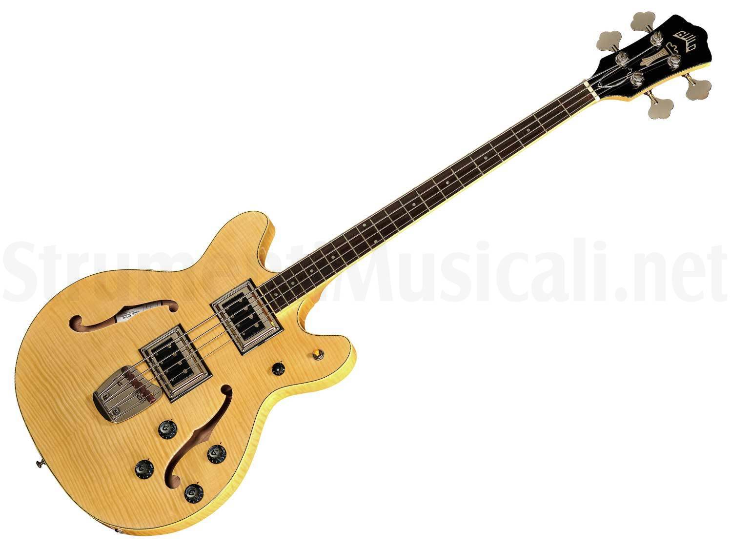 GUILD Starfire Bass II Flamed Maple Natural | Strumenti Musicali .net