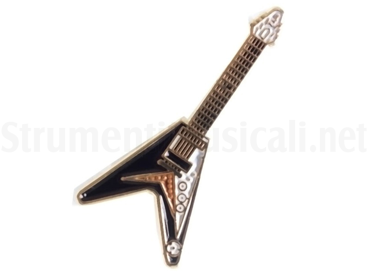 GIBSON Flying V Pin Lapel Pin | Strumenti Musicali .net