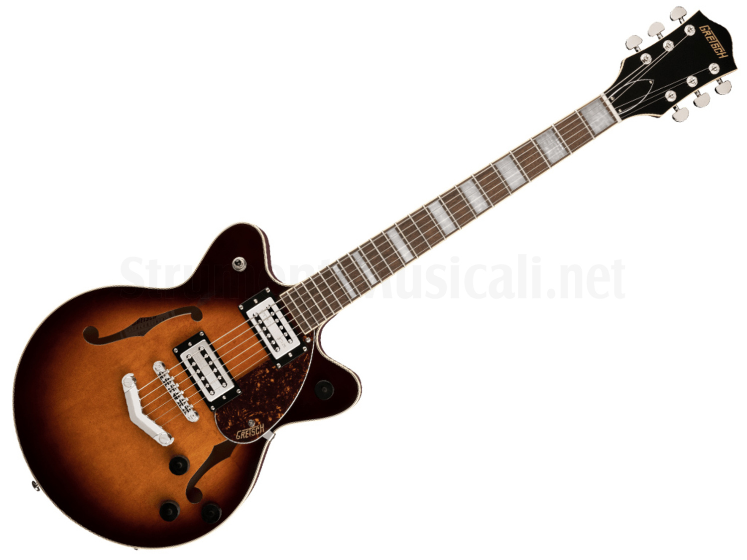 GRETSCH G2655 Streamliner Center Block Jr. with V-Stoptail Forge Glow ...