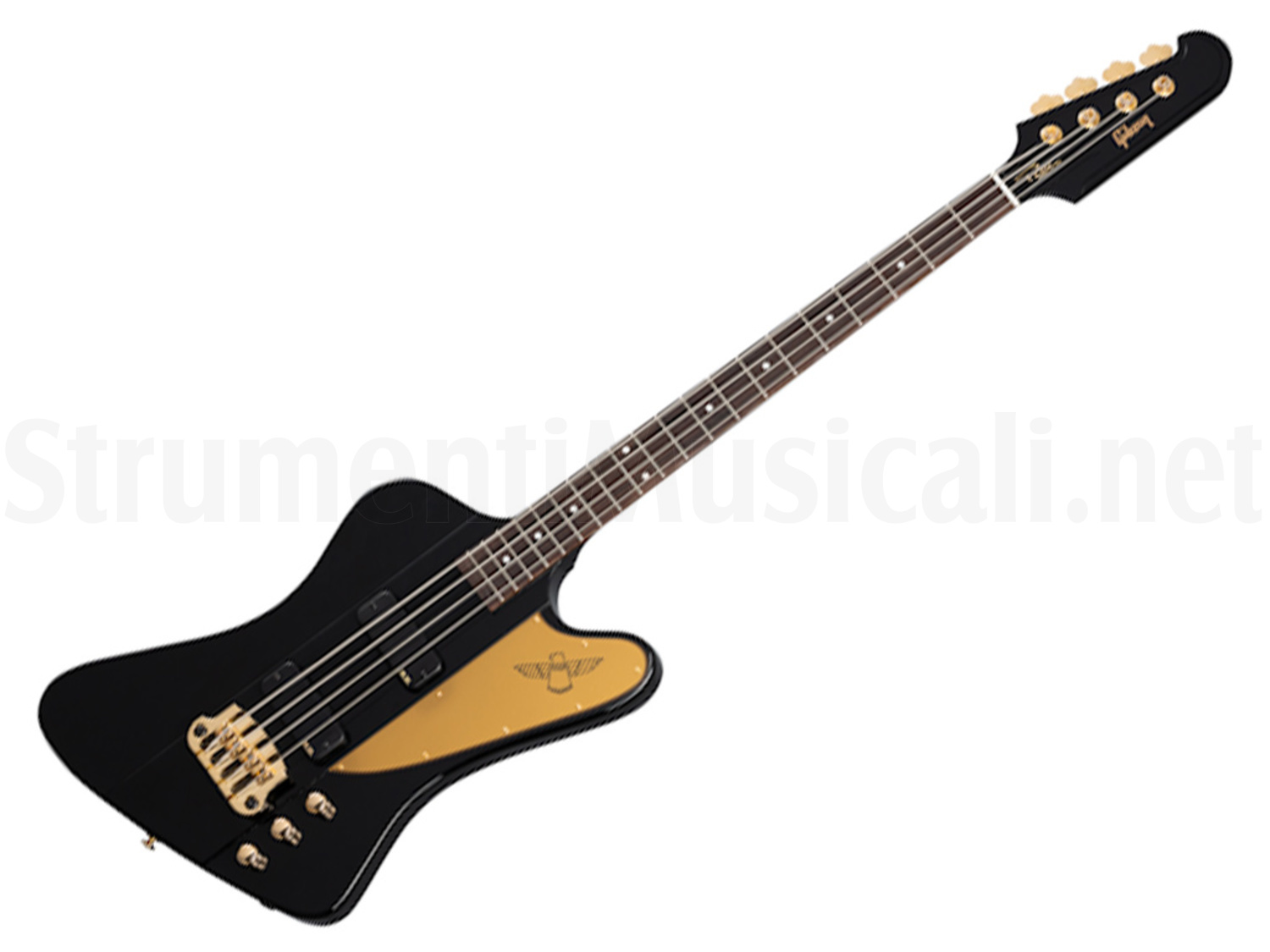 GIBSON Rex Brown Signature Thunderbird Ebony | Strumenti Musicali .net
