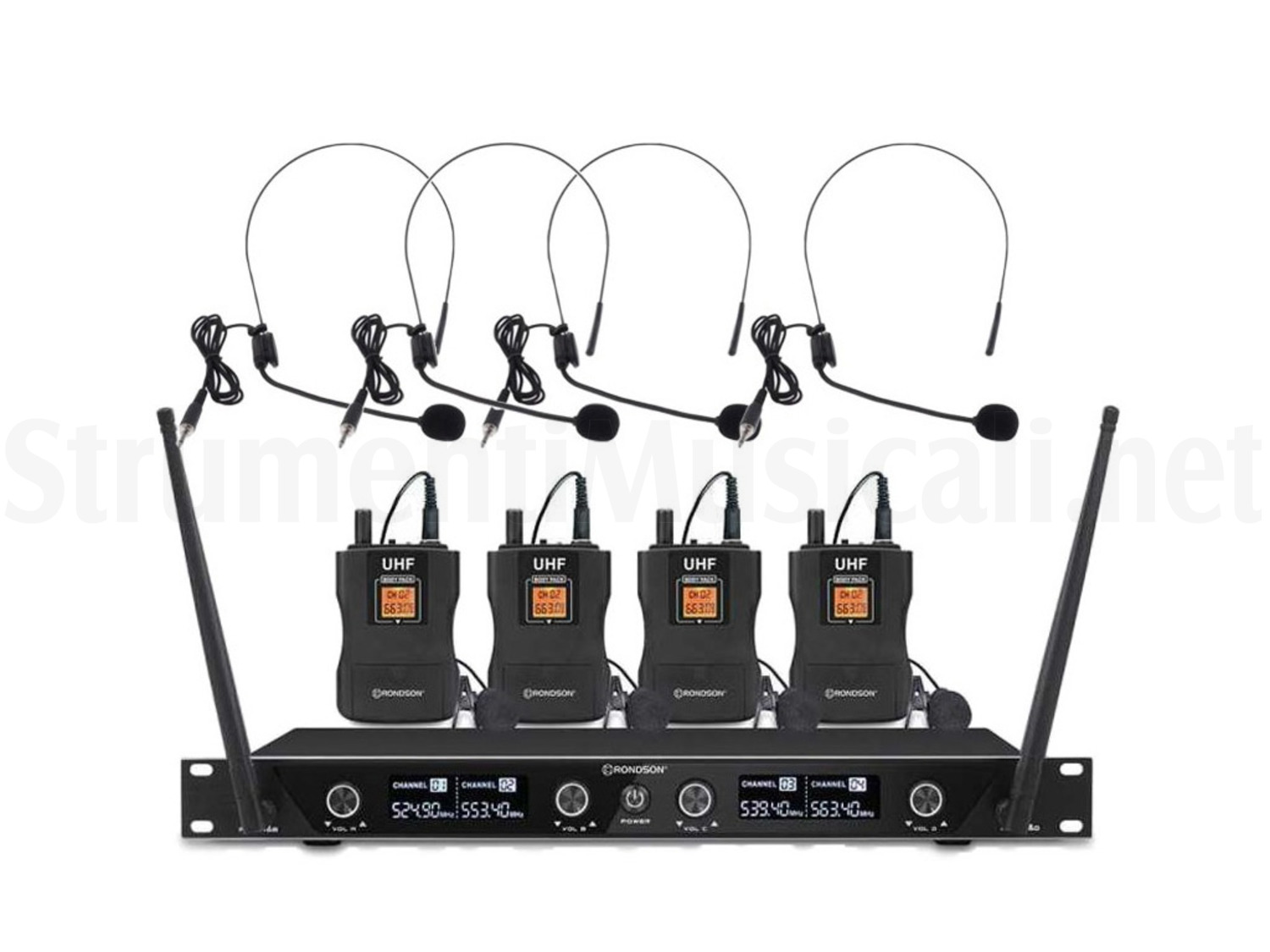 RONDSON BE-1040/4BP-3 (501.0/511.5/524.0/538.5MHz) | Strumenti Musicali ...