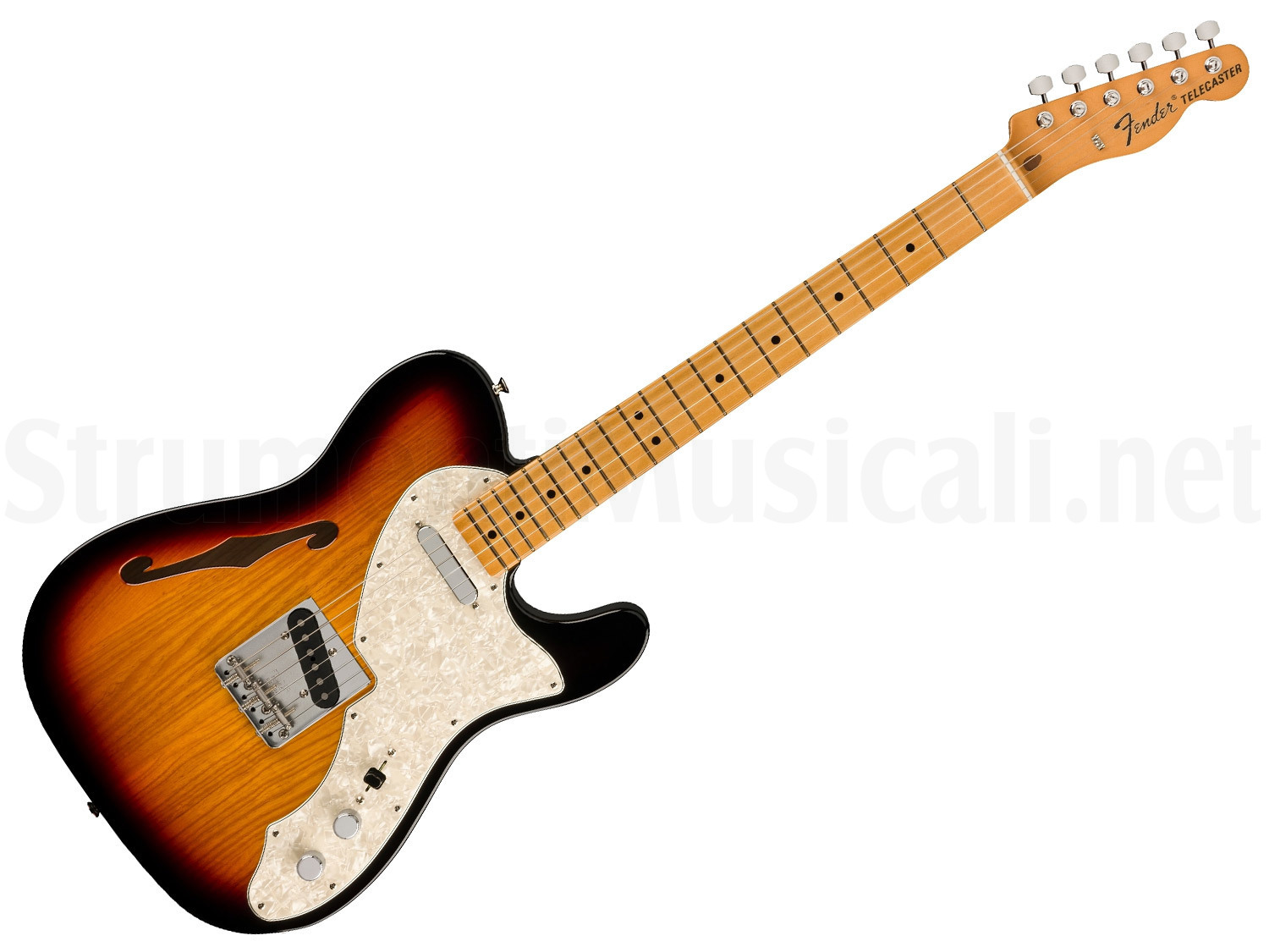 FENDER VIntera II '60s Telecaster Thinline MN 3-Color Sunburst ...