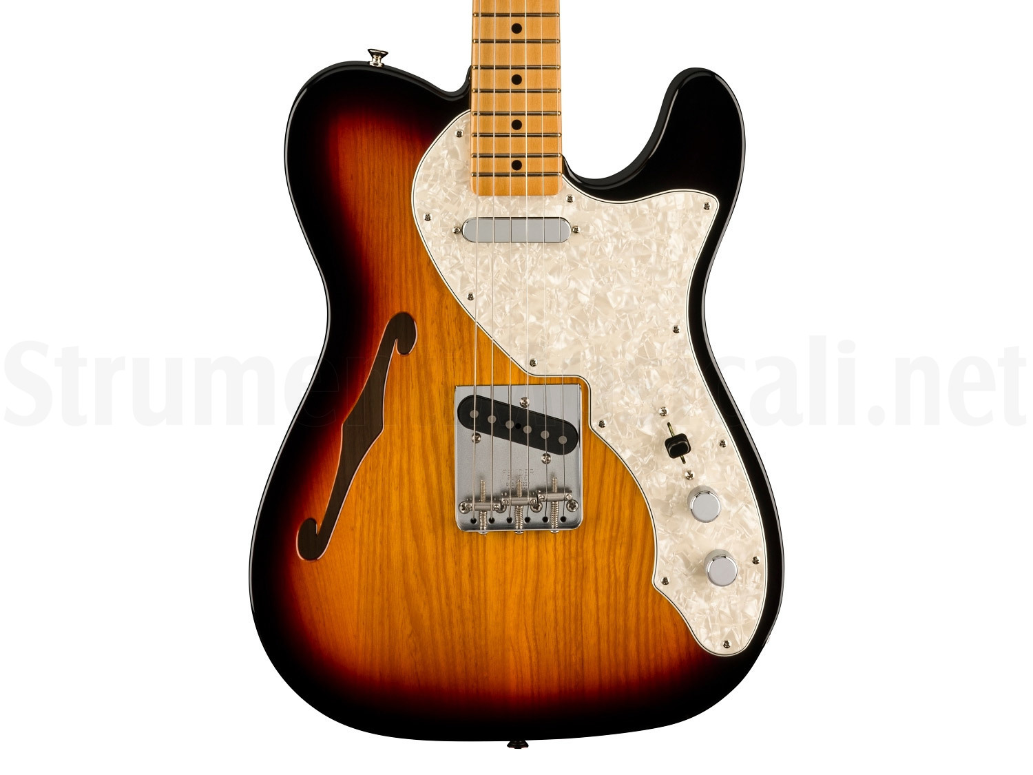 FENDER VIntera II '60s Telecaster Thinline MN 3-Color Sunburst a Roma e ...