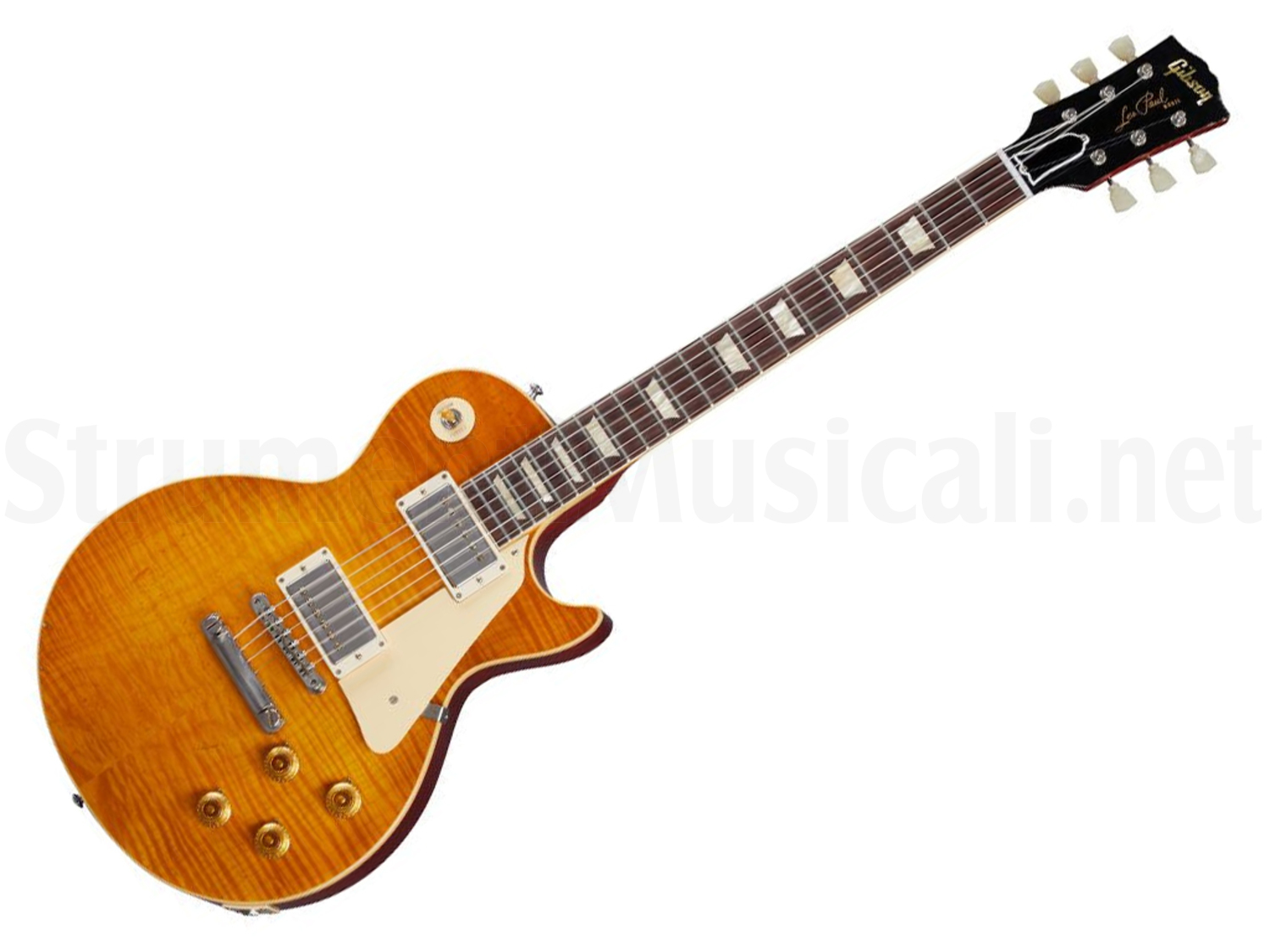 GIBSON CS Murphy Lab 1959 Les Paul Standard Reissue Light Aged Dirty Lemon Burst | Strumenti ...