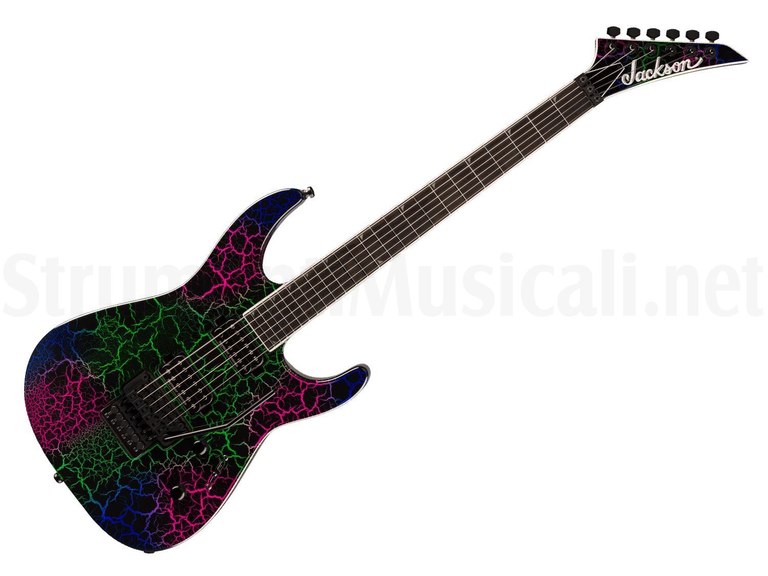 JACKSON Pro Plus Series Soloist SL2 EB Bruised Crackle B-Stock ...