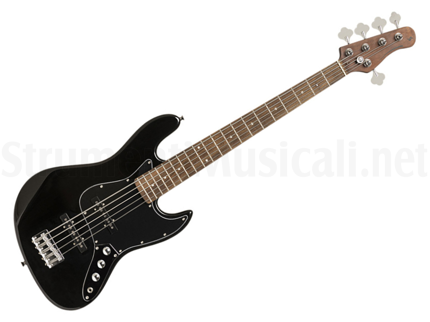 STAGG Basso Elettrico J Style 5 Corde Nero | Strumenti Musicali .net
