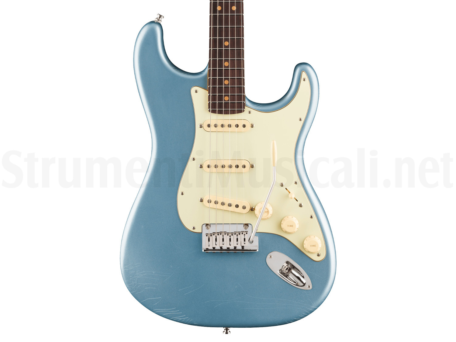 FENDER American Ultra Luxe VIntage '60s Stratocaster RW Ice Blue ...