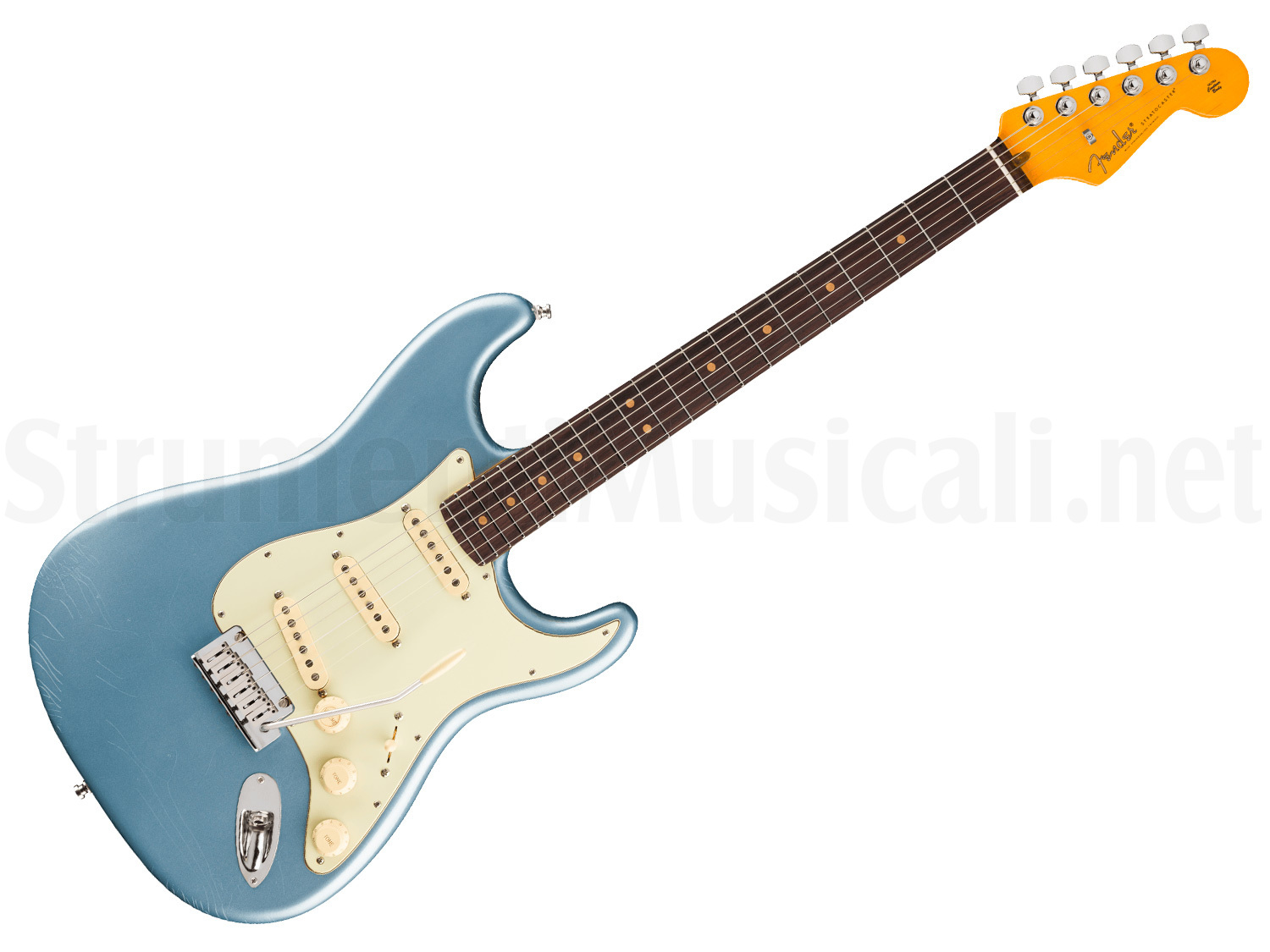 FENDER American Ultra Luxe VIntage '60s Stratocaster RW Ice Blue ...