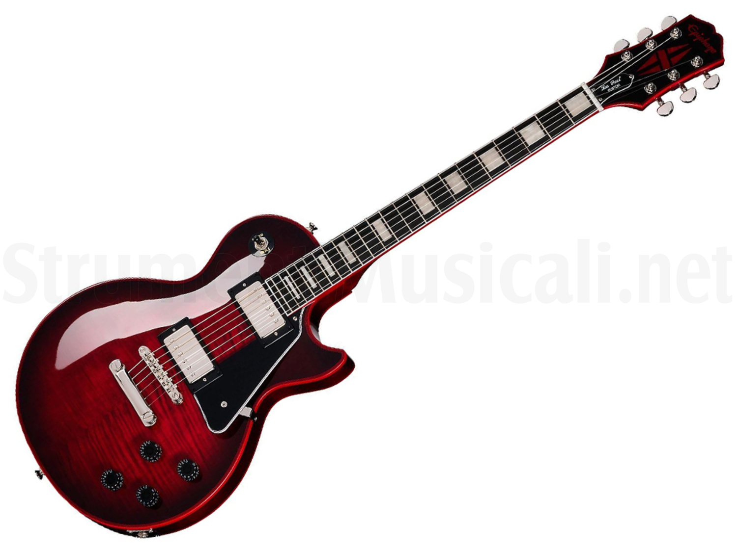 EPIPHONE Les Paul Custom Widow Red Burst | Strumenti Musicali .net
