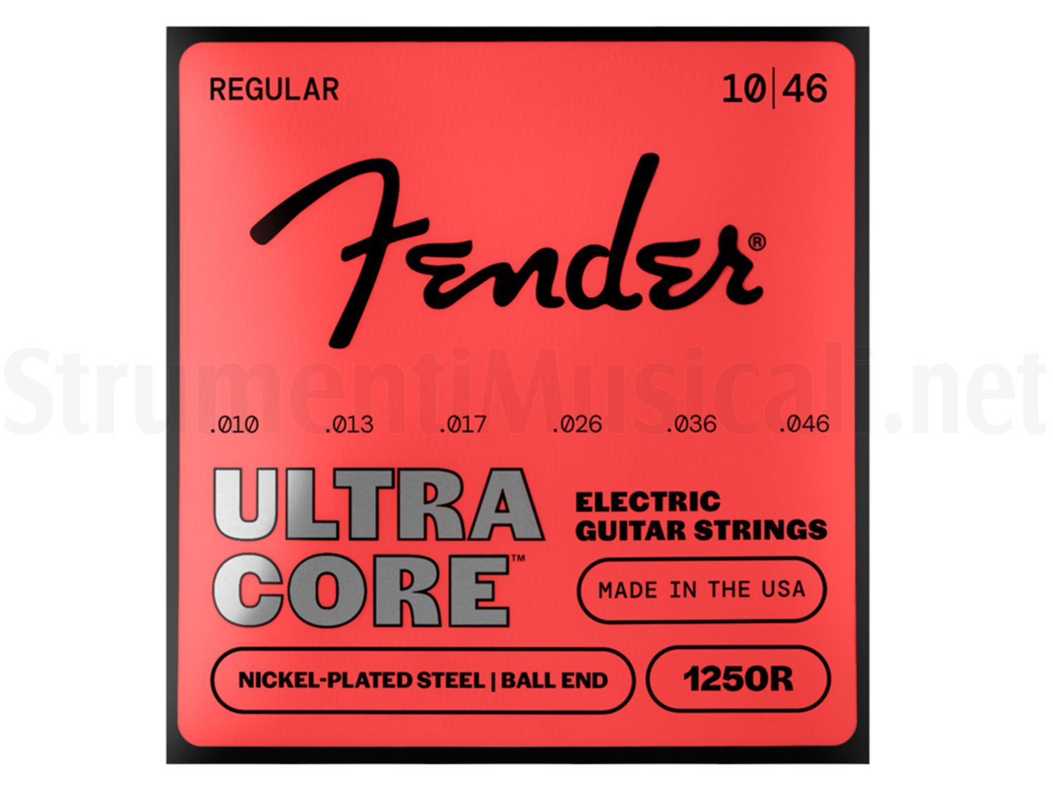 FENDER 1250R Ultracore Electric Guitar Strings 10-46 (3 PACK ...