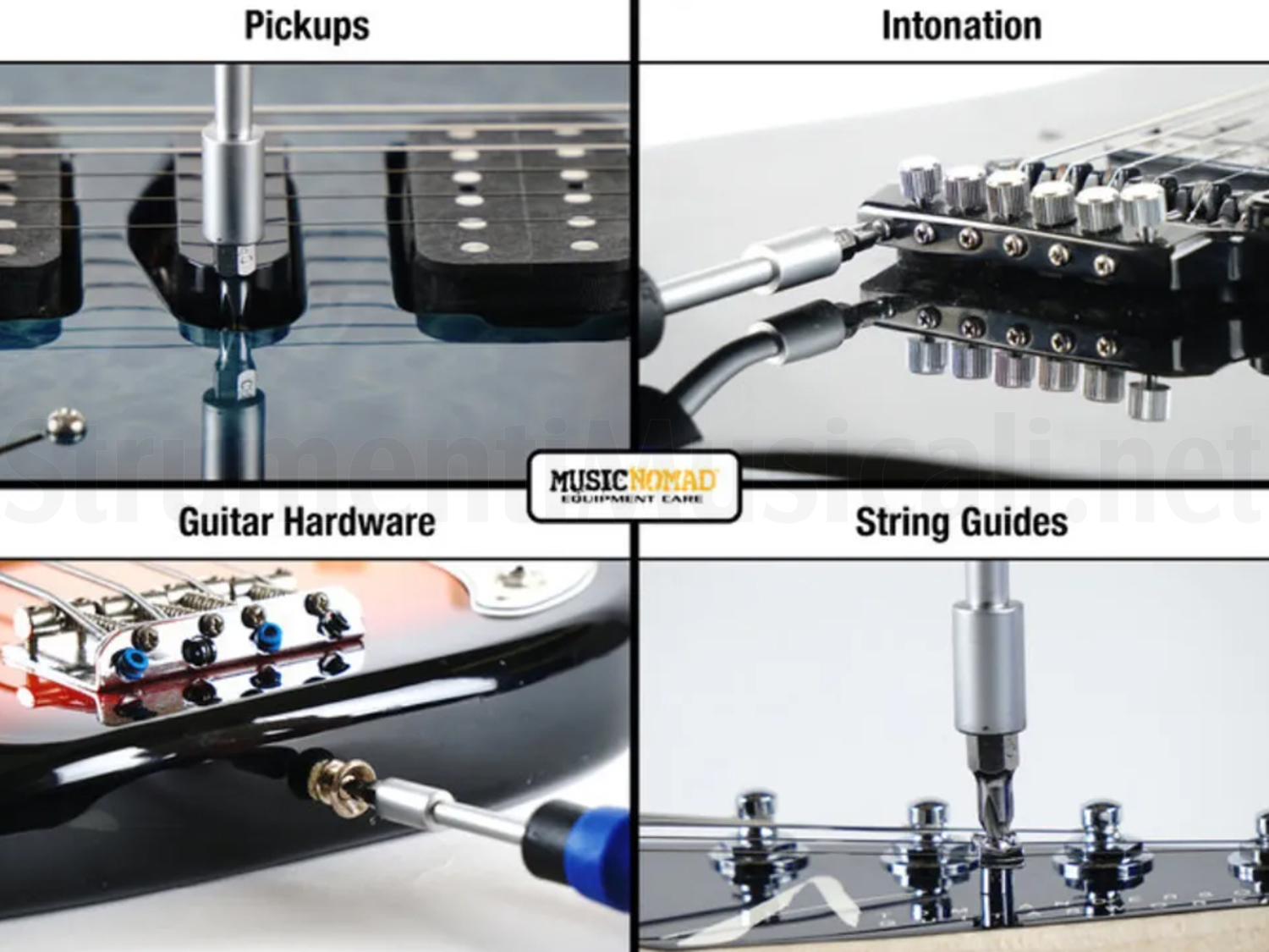 MUSICNOMAD MN229 Premium Guitar Tech Screwdriver Set | Strumenti ...
