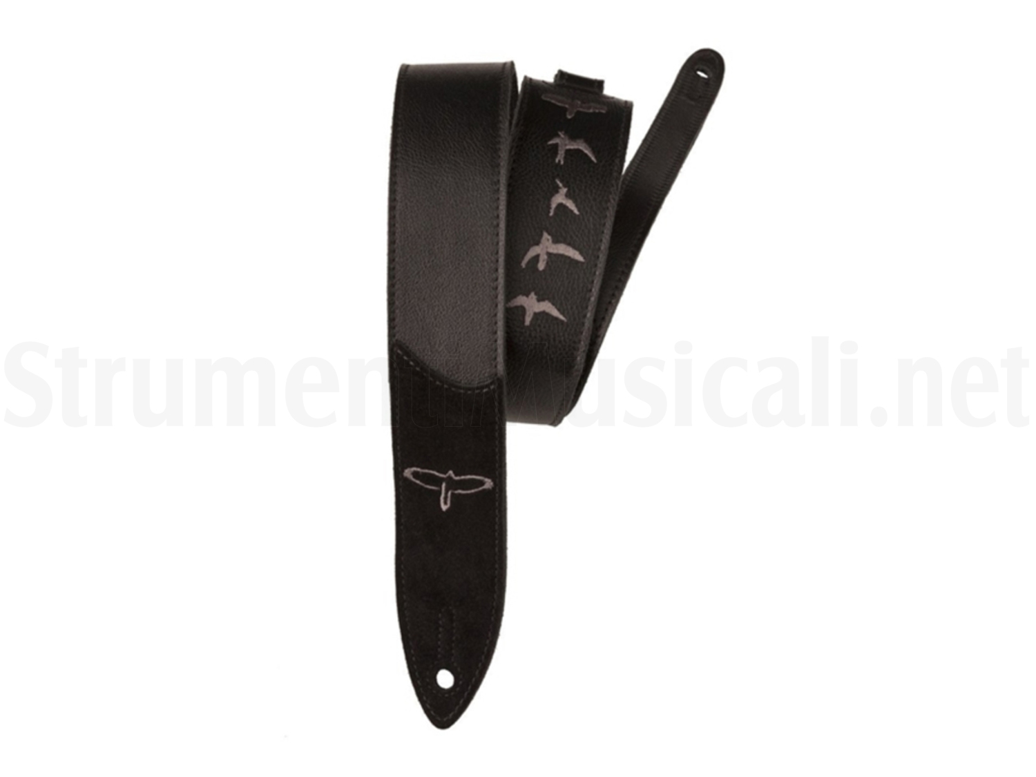 PRS Premium Leather Embroidered Birds Guitar Strap | Strumenti Musicali ...