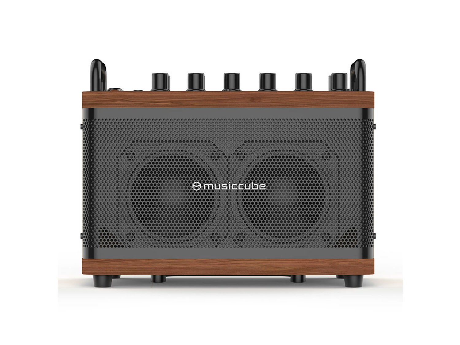 MUSICCUBE Tiny Box D2 – Oak Brown + Black Vintage Bag | Strumenti ...