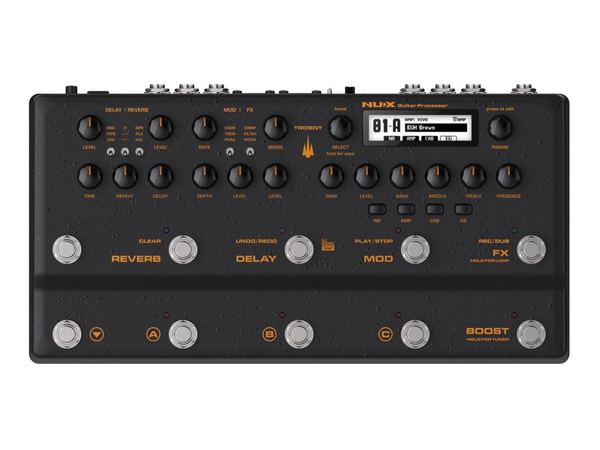 Nux Trident NME-5: Pedaliera Modeler in Qualità 4K - News Strumenti ...